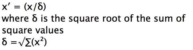 A.I. Series Part 1 - Normalizing Data