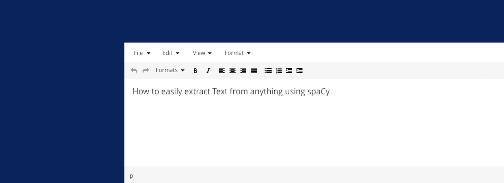 How To Easily Extract Text From Anything Using Spacy Skcript